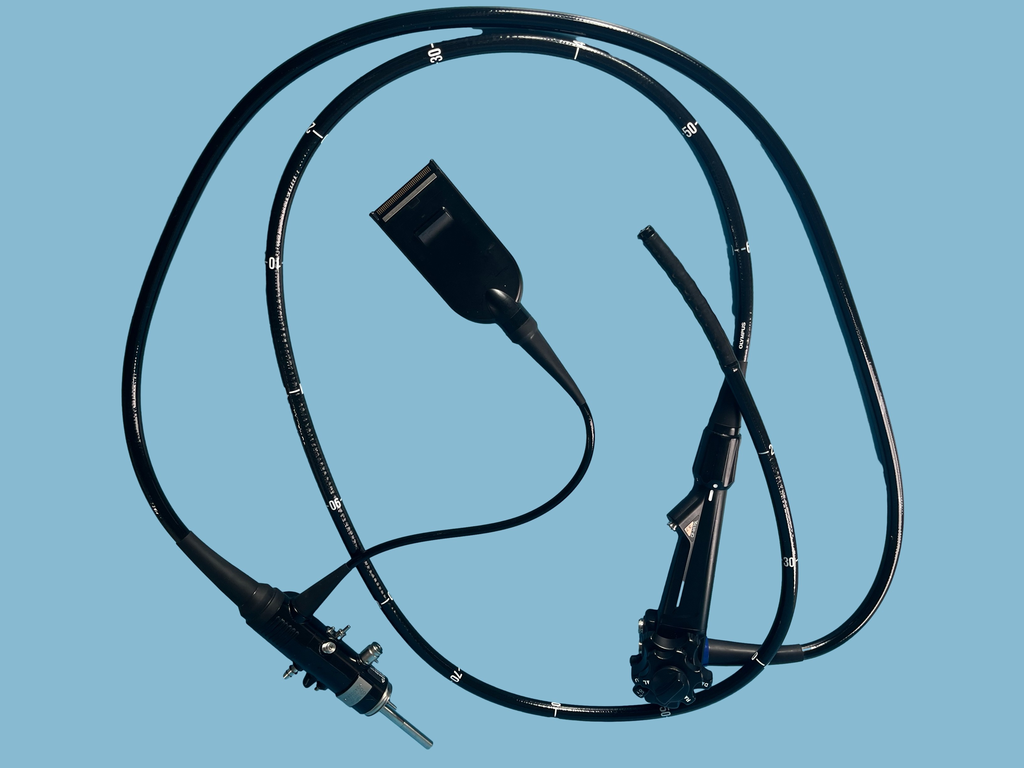 CF-H170L Flexible Colonoscope Clear Images Accurate Colors Mucus Cleaning